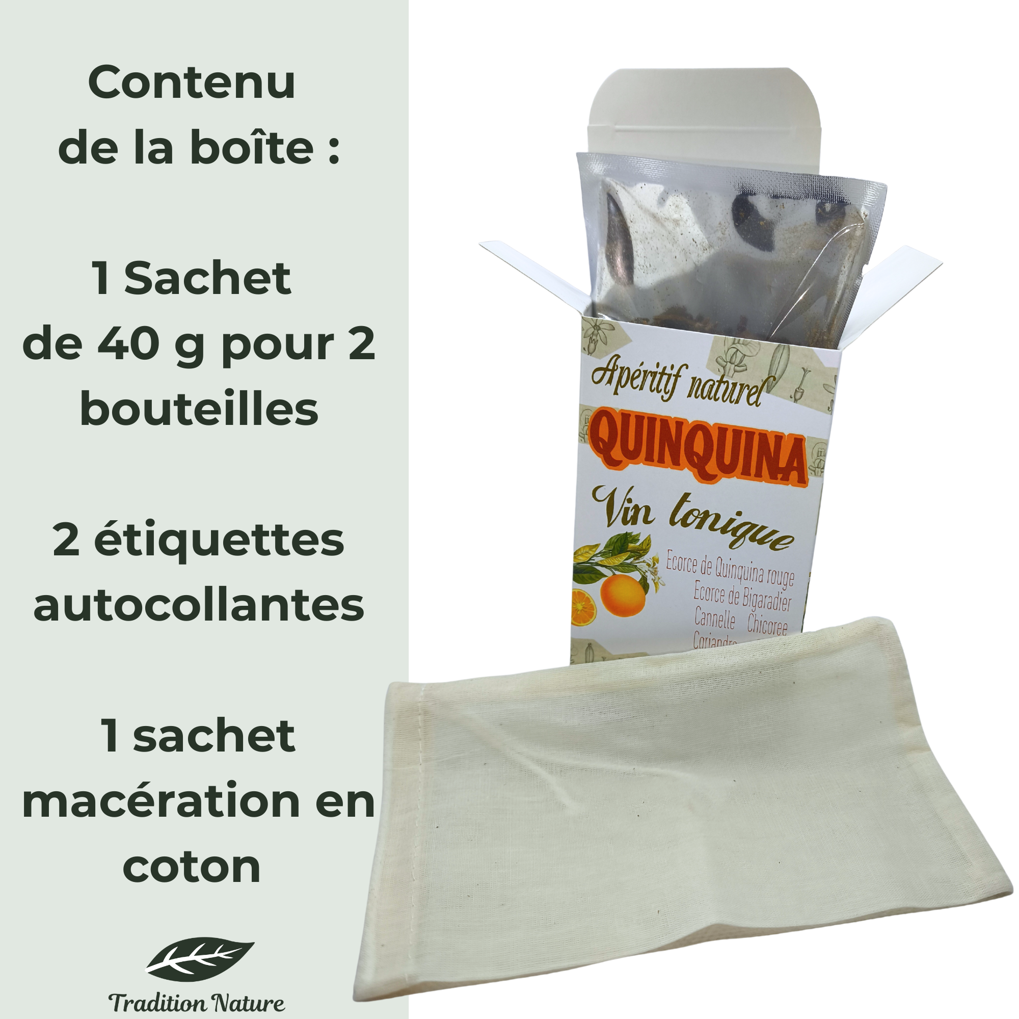 Quinquina sachet pour apéritif maison – Tradition Nature