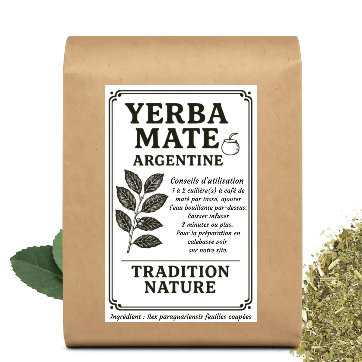 Maté traditionnel | Yerba Mate Argentine – Tradition Nature