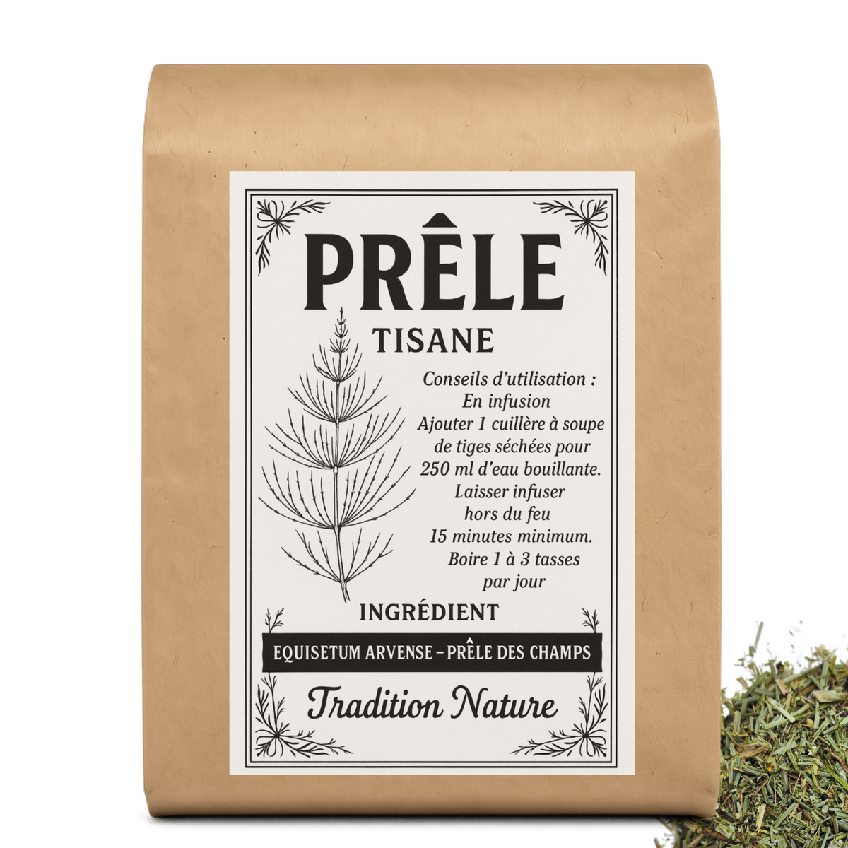 Tisane Prêle des champs | Equisetum arvense - Plante coupée – Tradition ...