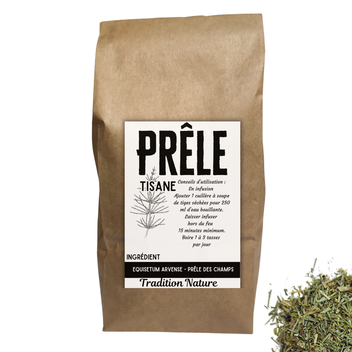 Tisane Prêle des champs | Equisetum arvense - Plante coupée - sachet 1 ...