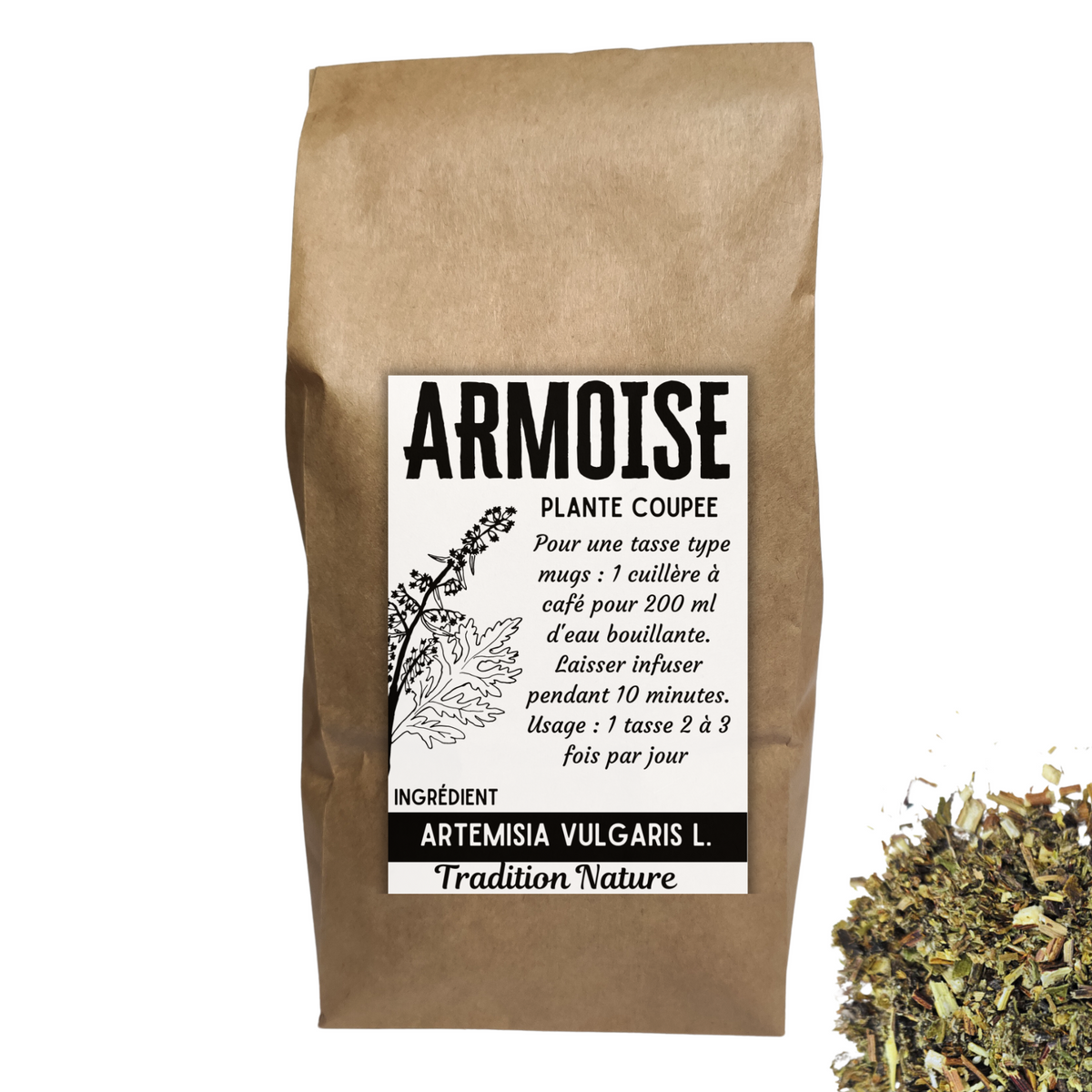 Tisane Armoise commune Artemisia vulgaris - Plante coupée – Tradition ...
