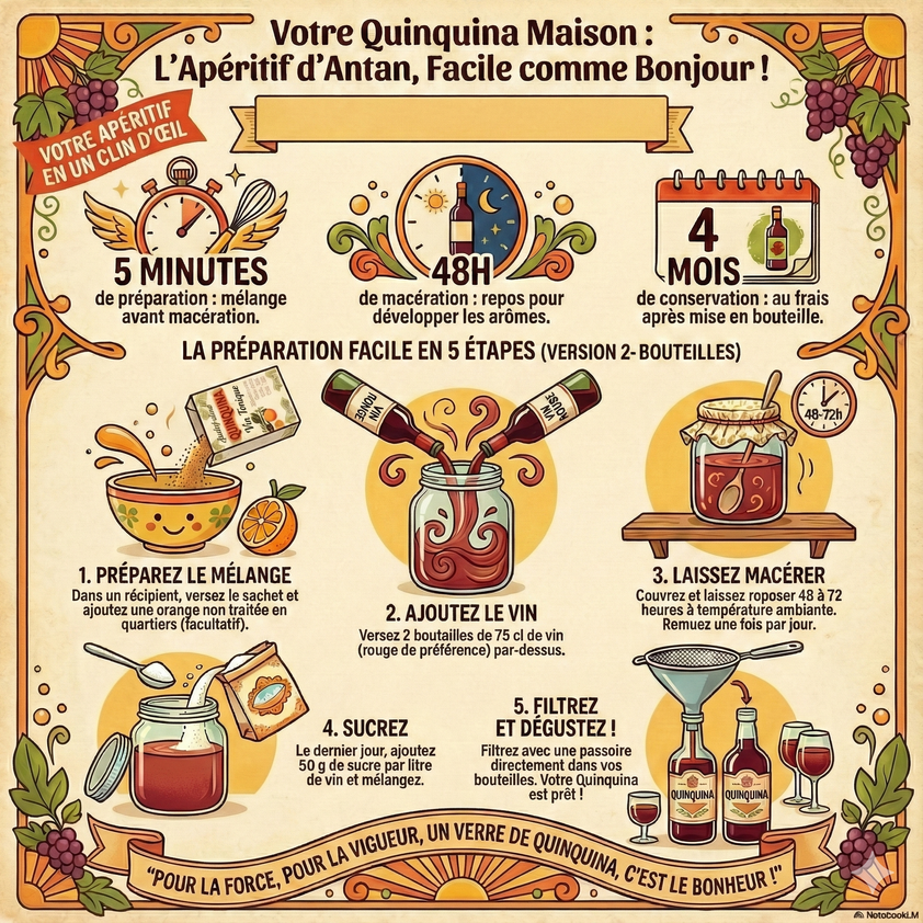 Quinquina sachet pour apéritif maison – Tradition Nature